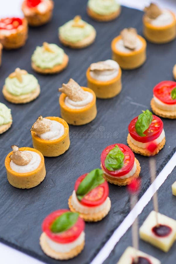 Festive appetizers stock photo. Image of bean, dish, christmas - 45795188