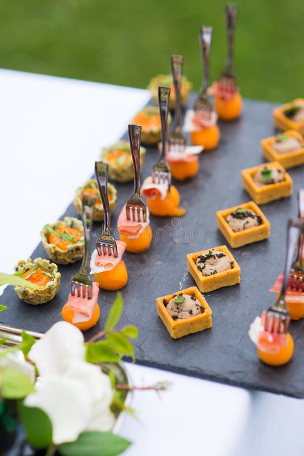 Festive appetizers stock photo. Image of bean, dish, christmas - 45795188