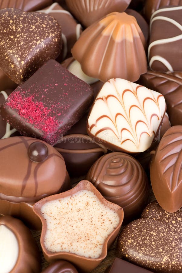 Assortment of Fine Chocolates Stock Photo - Image of group, snack: 40503186