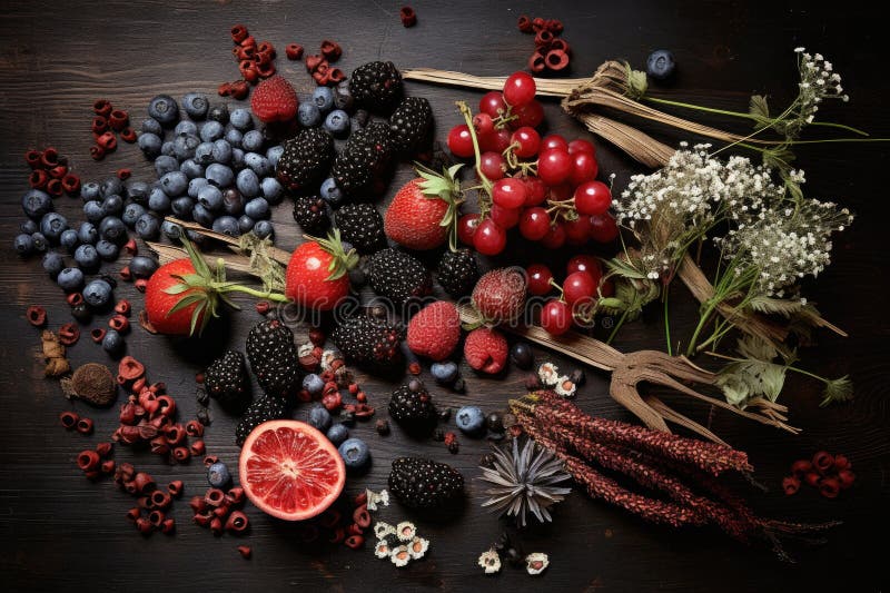 Foraged Berries Stock Illustrations – 26 Foraged Berries Stock ...