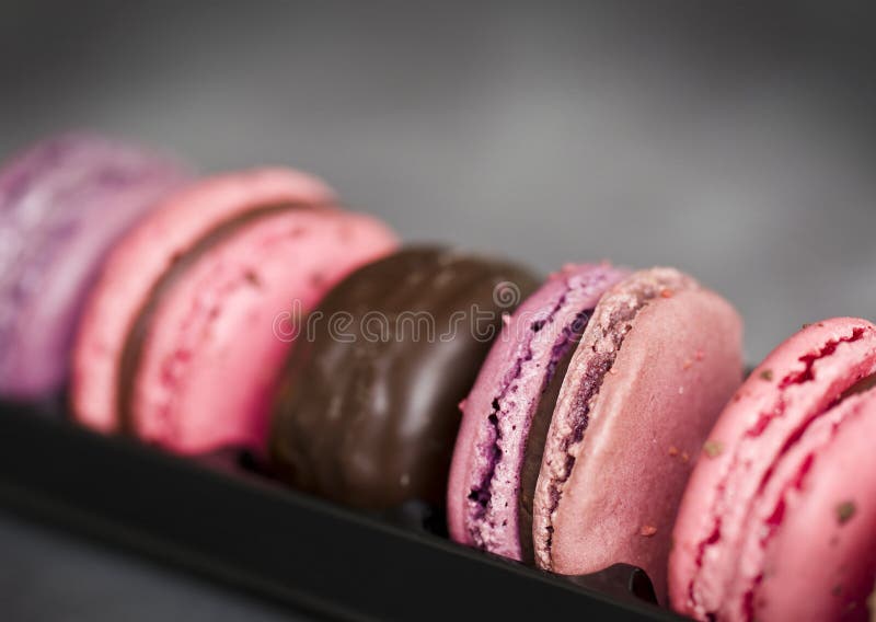 Assortment of French Macarons Stock Image - Image of sweet, cooking ...
