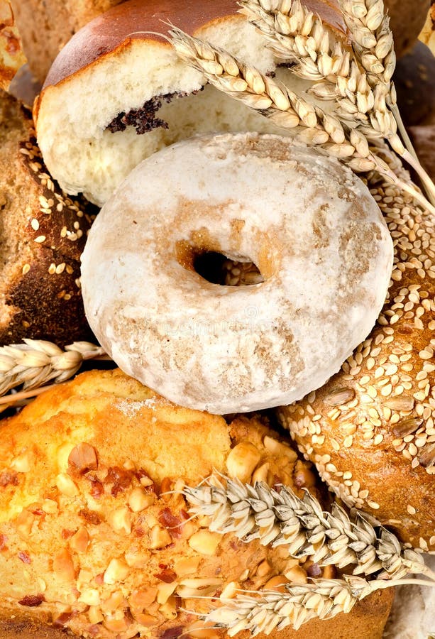 Assortment of fresh breads stock image. Image of homemade - 28831125