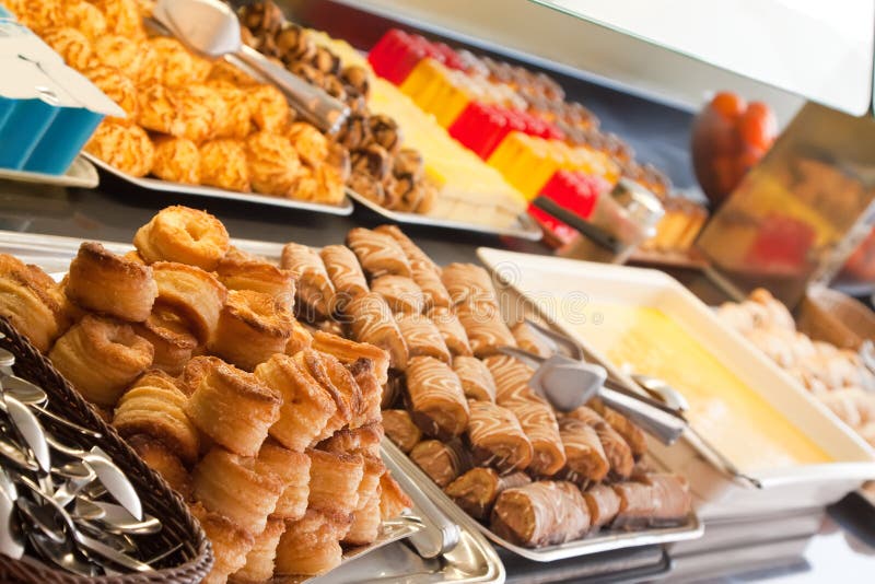Assortment of fresh pastry stock photo. Image of desserts - 19519416
