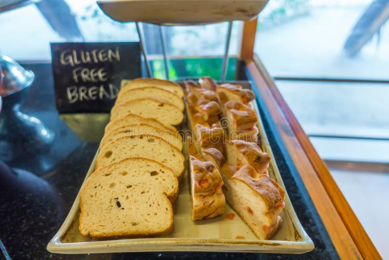 Assortment of Fresh Pastry on Table in Buffet . Stock Photo - Image of ...