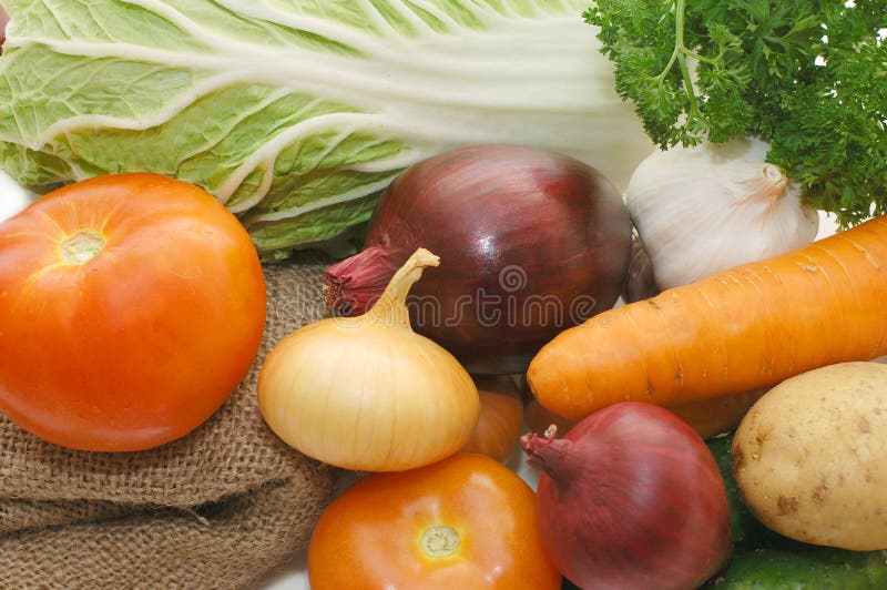 Assortment of Fresh Vegetables Stock Image - Image of cucumber ...