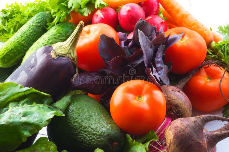 Assortment of Fresh Vegetables Stock Photo - Image of fresh, fruits ...