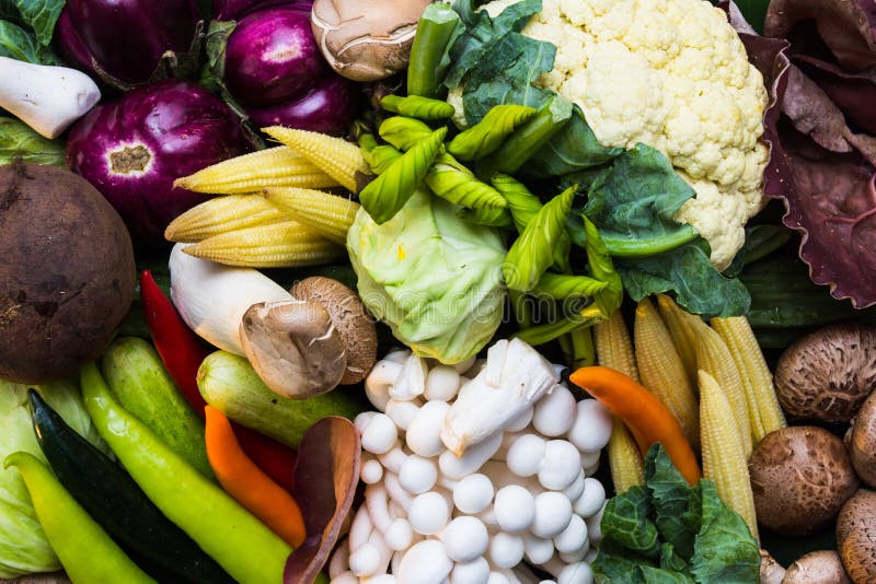 Vegetables close-up stock photo. Image of leaf, food - 124739022