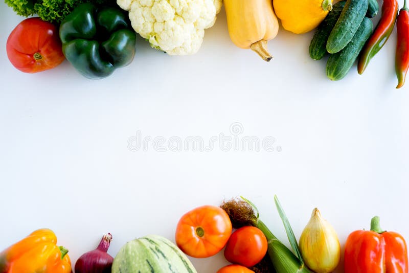 Assortment of Fresh Vegetables Stock Photo - Image of cabbage, grocery ...