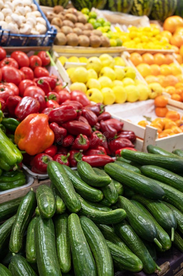 Assortment of Fresh Vegetables Stock Image - Image of market, shop ...