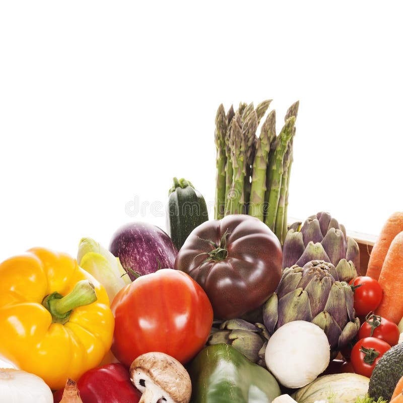 Assortment of Fresh Vegetables Stock Image - Image of beans, health ...