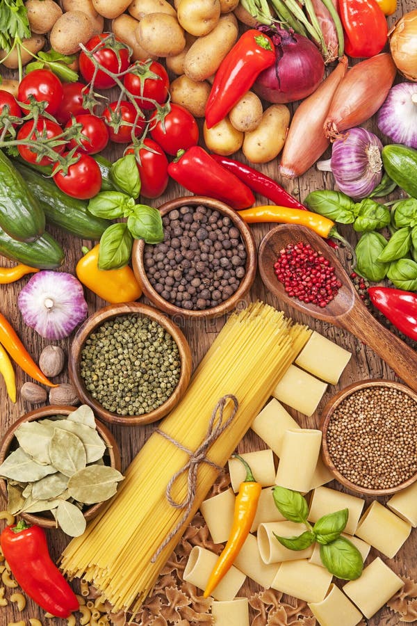 Assortment of Fresh Vegetables Stock Photo - Image of aubergine ...