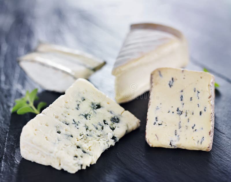 Assortment of Gourmet Artisanal Cheeses Stock Photo - Image of french ...