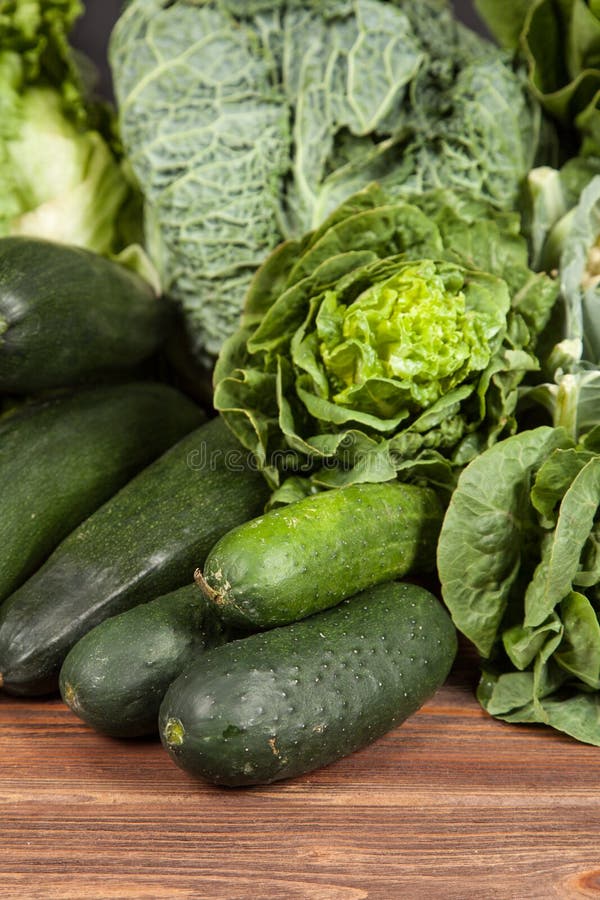 Assortment of Green Vegetables Stock Image - Image of assortment, group ...