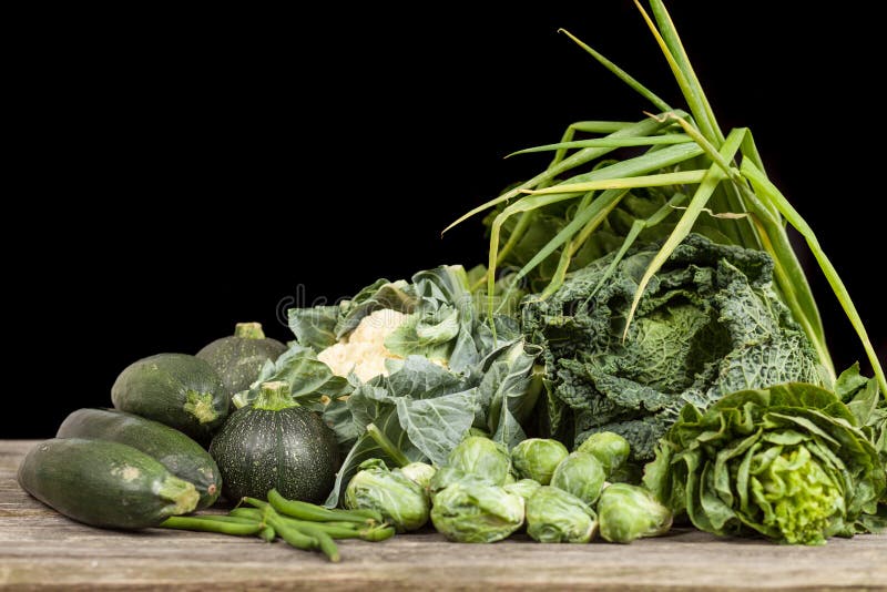 Assortment of Green Vegetables Stock Image - Image of food, fresh: 65243679