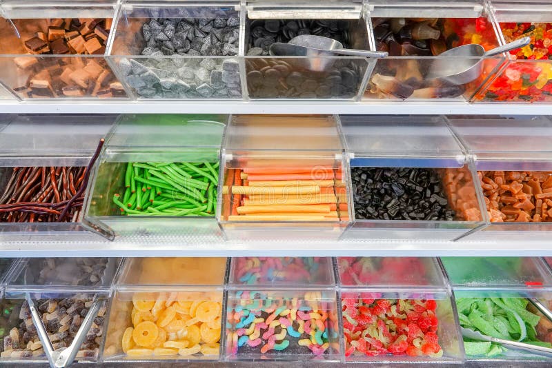 An Assortment of Gummy Sugar Candy Stock Image - Image of assorted ...