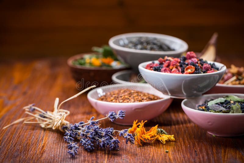 Assortment of Herbal and Fruit Tea Stock Photo - Image of group ...