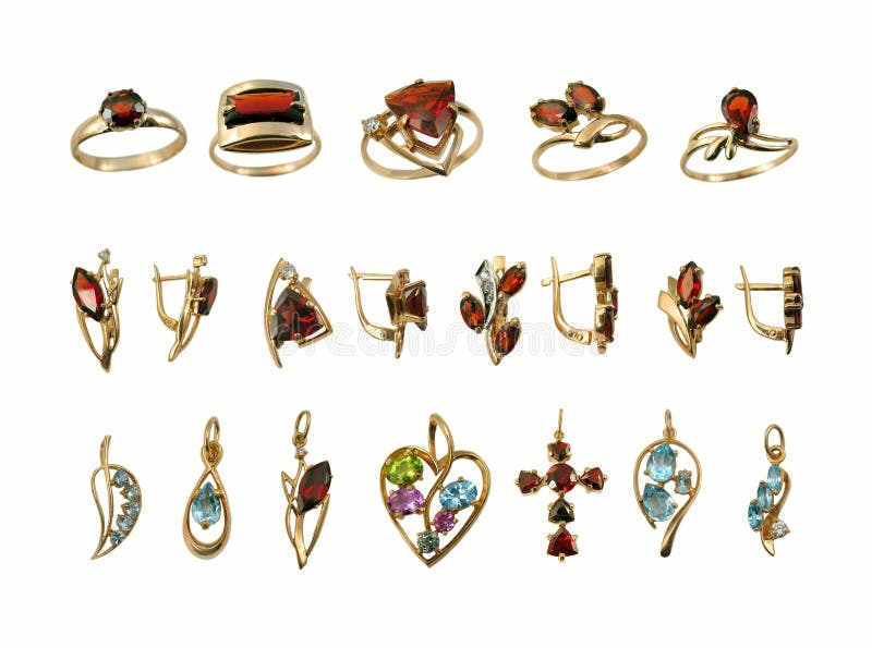 Assortment of Jewel stock image. Image of accessories - 6122511