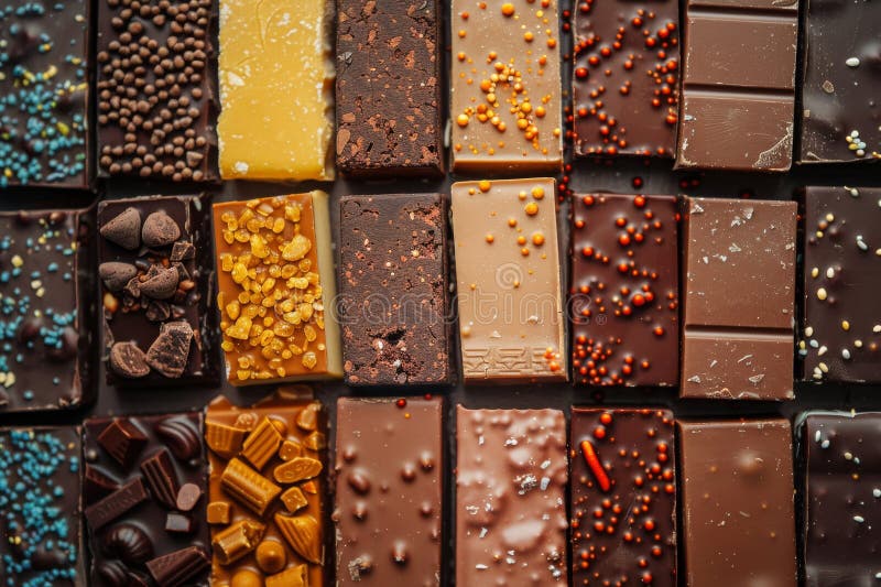Assortment of Luxurious Chocolates, a Feast for the Senses Stock Photo ...