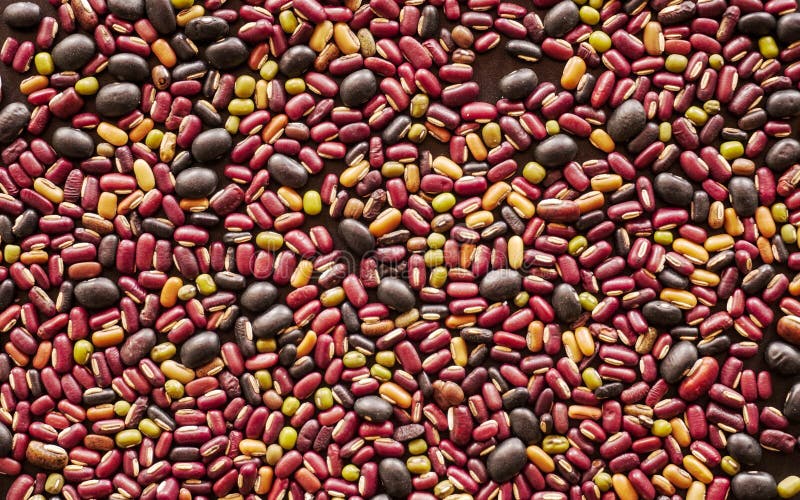 Assortment of Many Kinds of Beans on Background Stock Photo - Image of ...