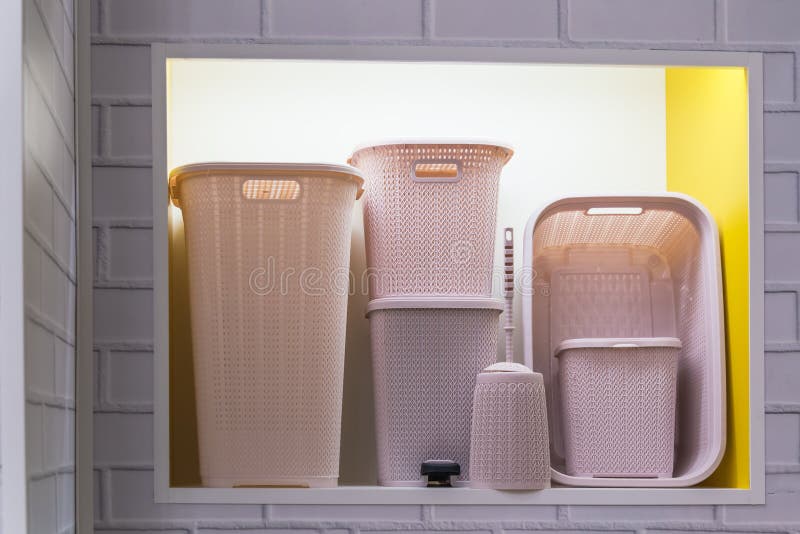 Assortment of Plastic Containers for Storing Things and Organizing Home ...