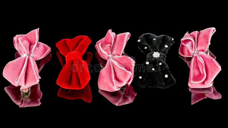 Assortment of Pretty Hair Bows Stock Image - Image of bows, accessory ...