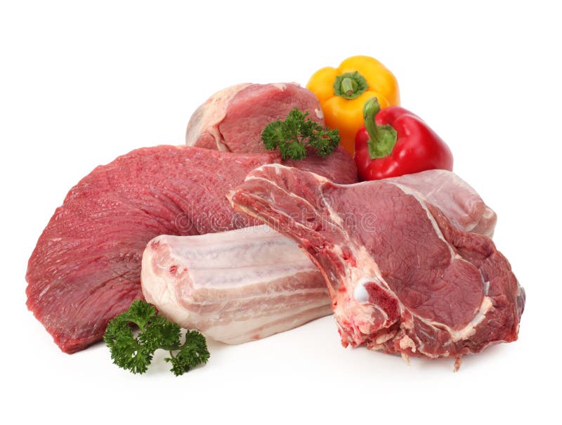 Raw meat assortment stock photo. Image of steak, fillet - 22802830