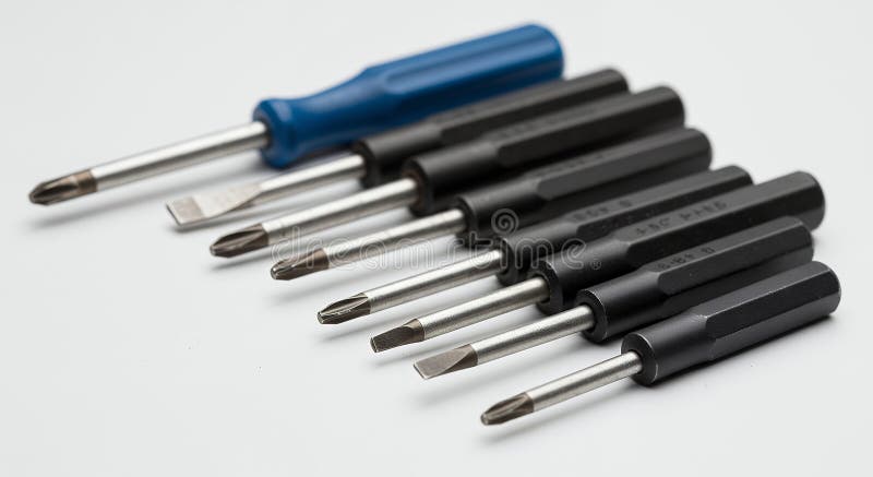 Precision Screwdriver Set stock illustration. Illustration of tool ...