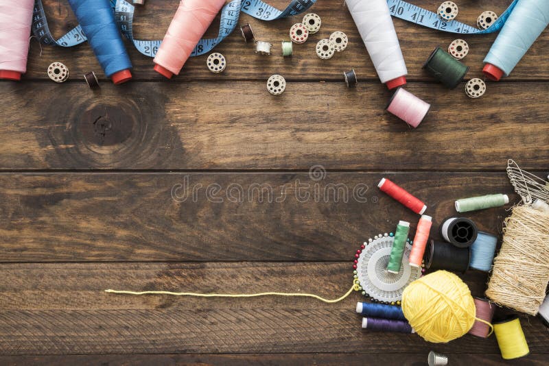 Assortment Sewing Stuff. High Quality Photo Stock Image - Image of ...