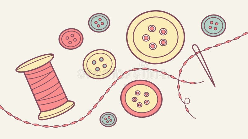 Assortment of Sewing Supplies, Symbolizing Creativity and Crafts ...