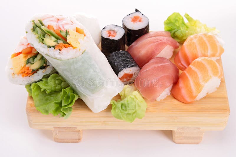 Assortment of Sushi 2 stock image. Image of seaweed, salmon - 2396425