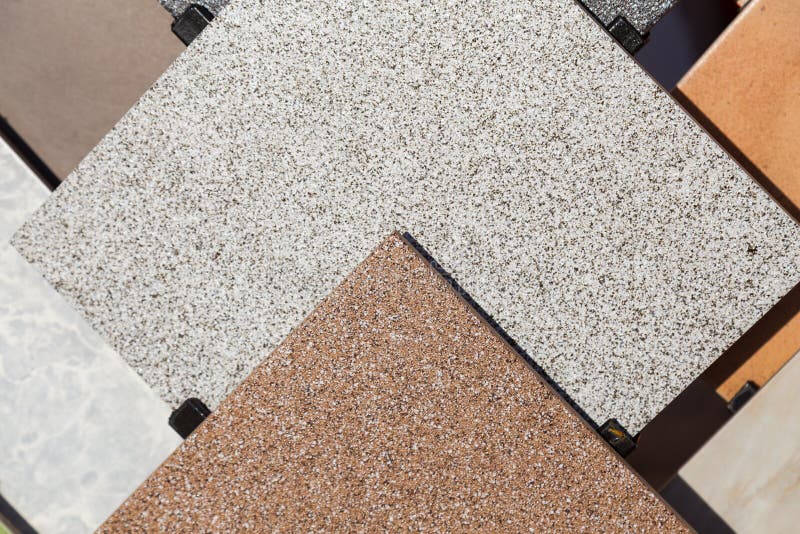 Assortment of Tiles in Hardware Store Stock Image - Image of ...