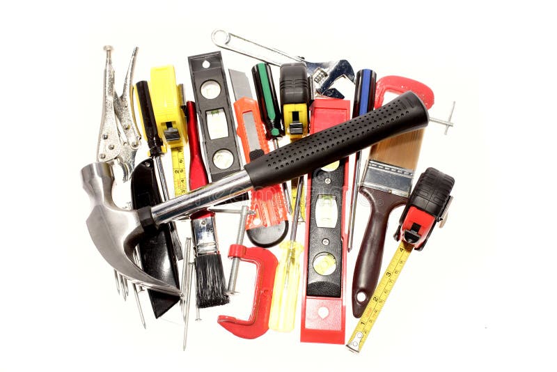Stuffed Tool belt stock photo. Image of wrench, line, screwdriver - 7601618