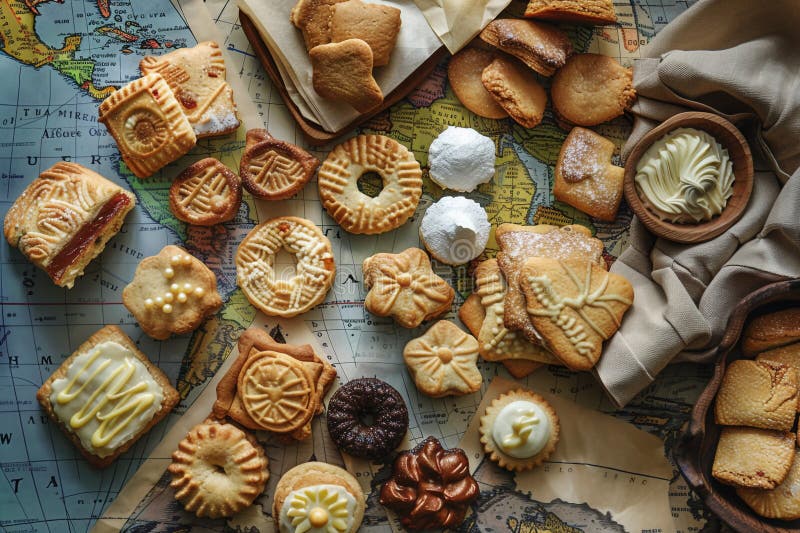 World Map Displayed in a Digital Cyberspace Environment with Blue ...