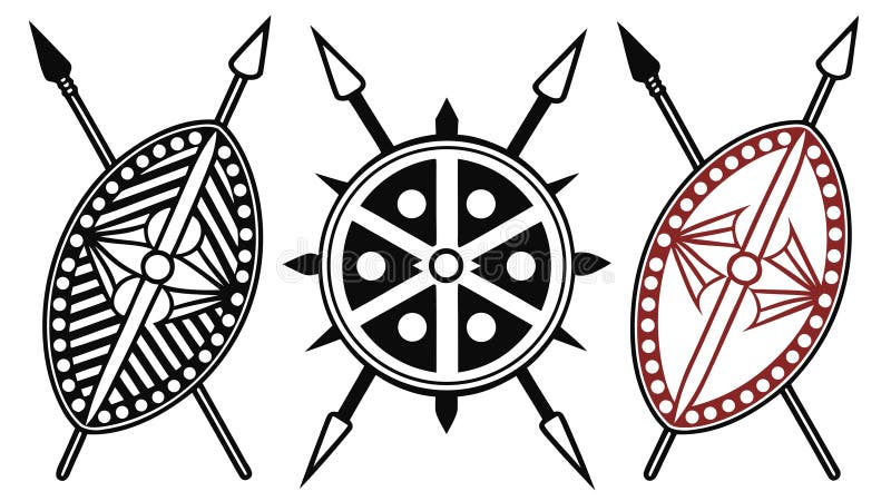 African Shield Stock Illustrations – 3,300 African Shield Stock ...