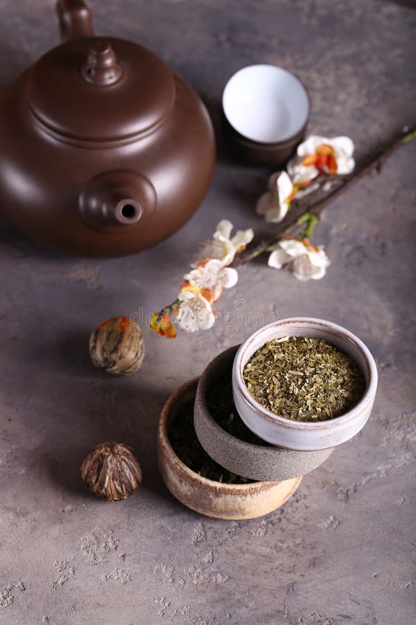 Assortment of various tea stock image. Image of chinese - 186980889