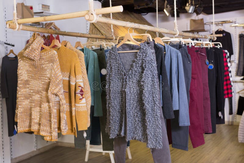 Assortment of Warm Clothing and Accessories Stock Photo - Image of ...