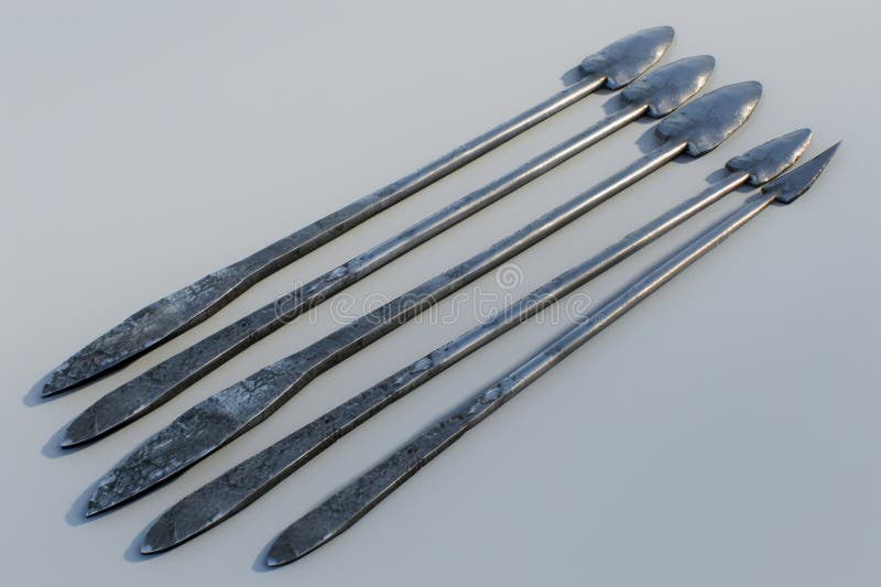 Assortment of a Wide Variety of Surgical Scalpels Utilized for a Range ...