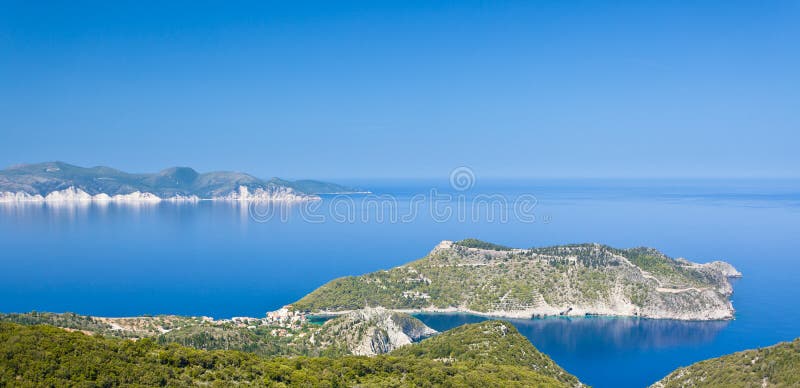 Assos stock image. Image of islands, beach, cephallonia - 25542963