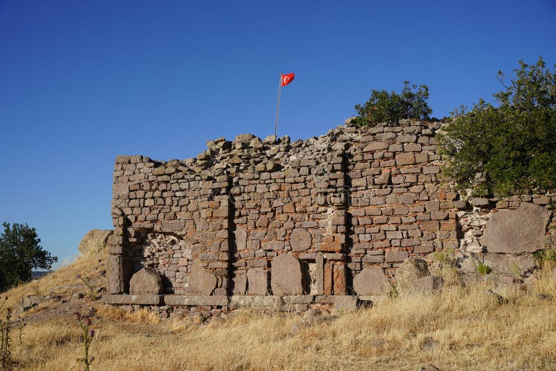 Assos Ancient City in Canakkale, Turkiye Editorial Image - Image of ...