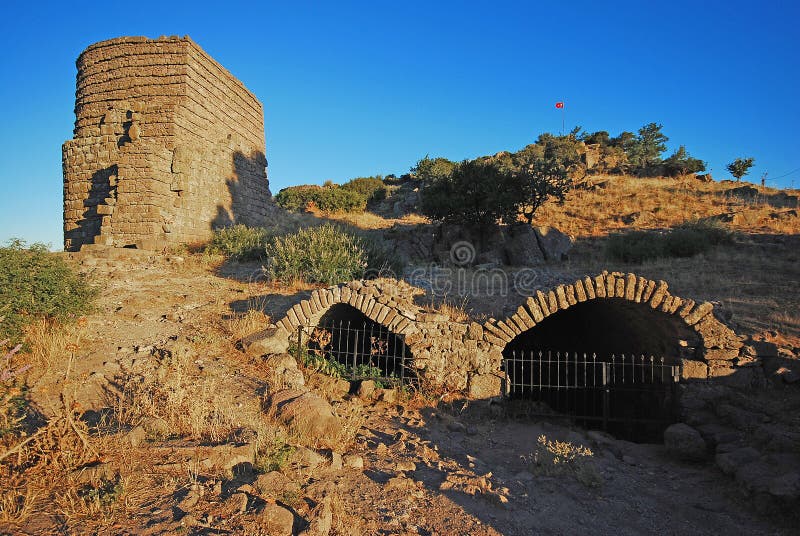 Assos Behramkale Turkey stock image. Image of athena - 105383997