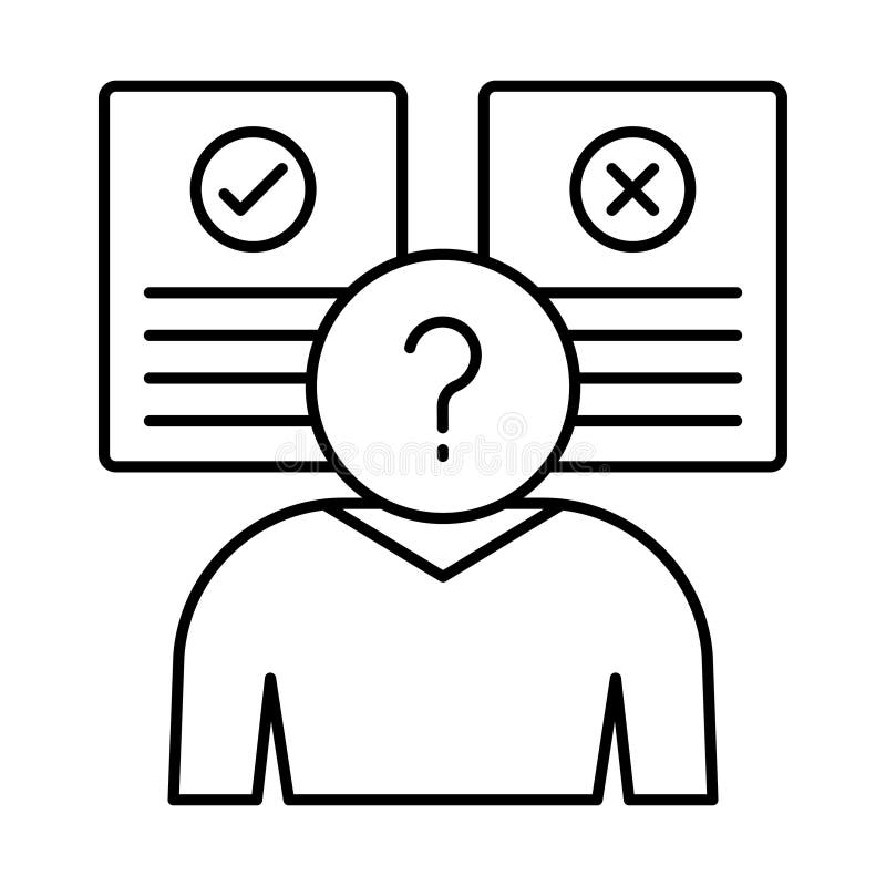 Assumption Half Glyph Style Vector Icon Which Can Easily Modify or Edit ...