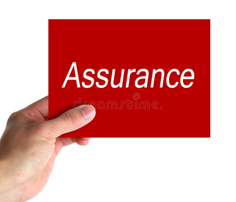 Assurance Concept stock image. Image of post, guarantee - 36027713