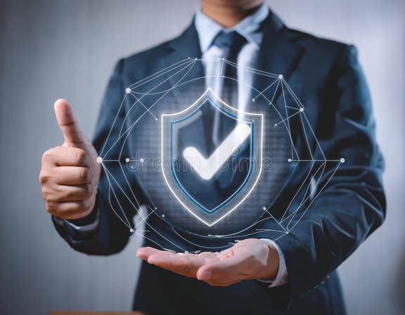 Assurance and Confidence, Featuring Elements Like a Checkmark, Shield ...