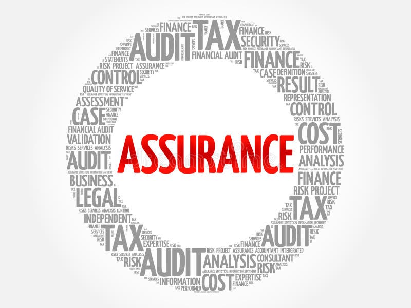 ASSURANCE word cloud stock illustration. Illustration of assured ...