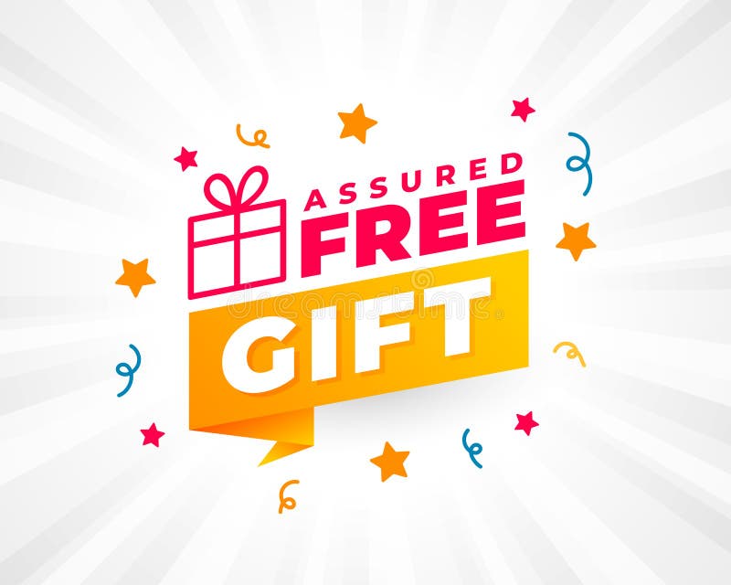 Assured Free Gift Bonus Offer Template in Modern Style Stock ...