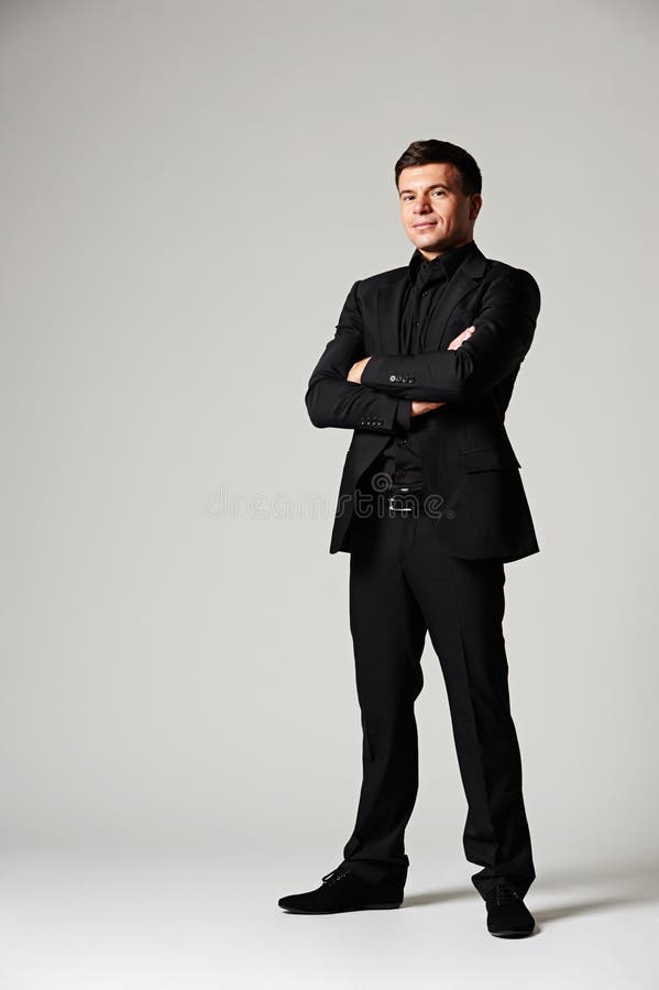 Assured man in formal wear stock photo. Image of young - 29015368