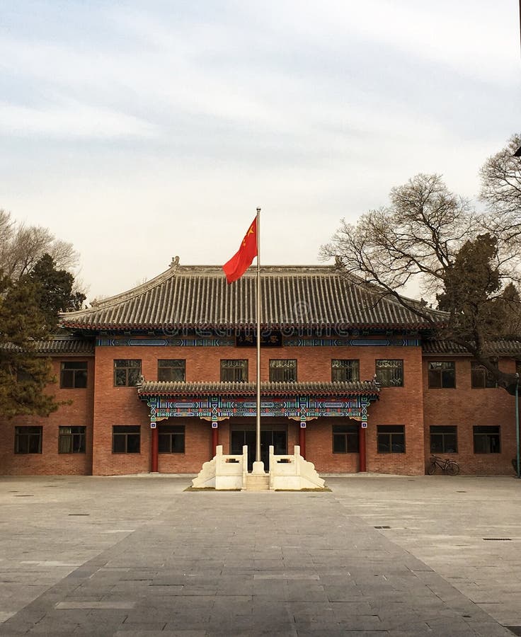 Asta De Bandera Con La Bandera China Foto de archivo - Imagen de asta ...