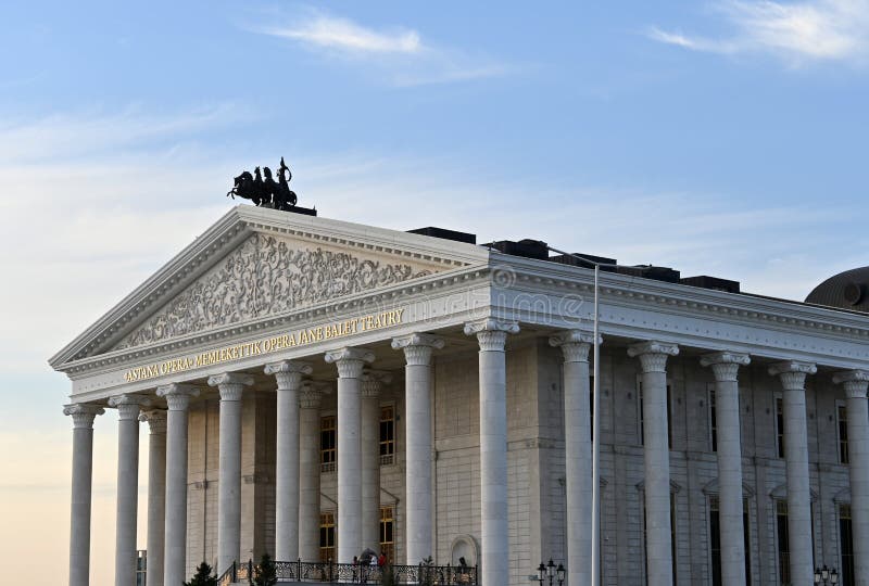 Astana Opera building editorial photography. Image of relief - 258141277