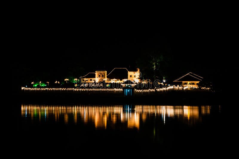 The Astana Palace in Kuching, Sarawak, Borneo. Stock Image - Image of ...