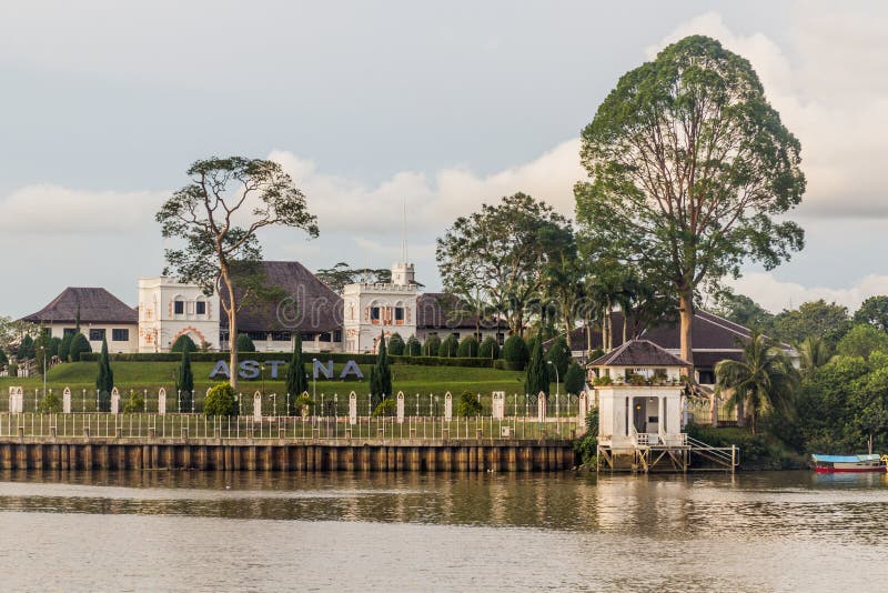 The Astana Palace in Kuching, Sarawak, Borneo. Stock Image - Image of ...